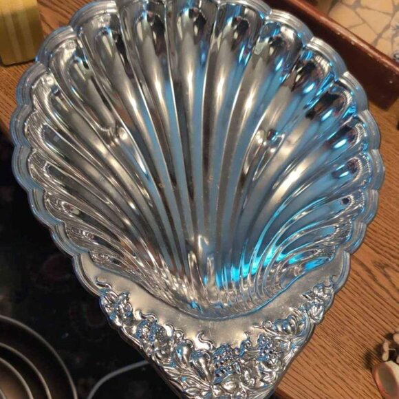 Accents | Vintage Shell Silver Plated Serving Dish | Poshmark